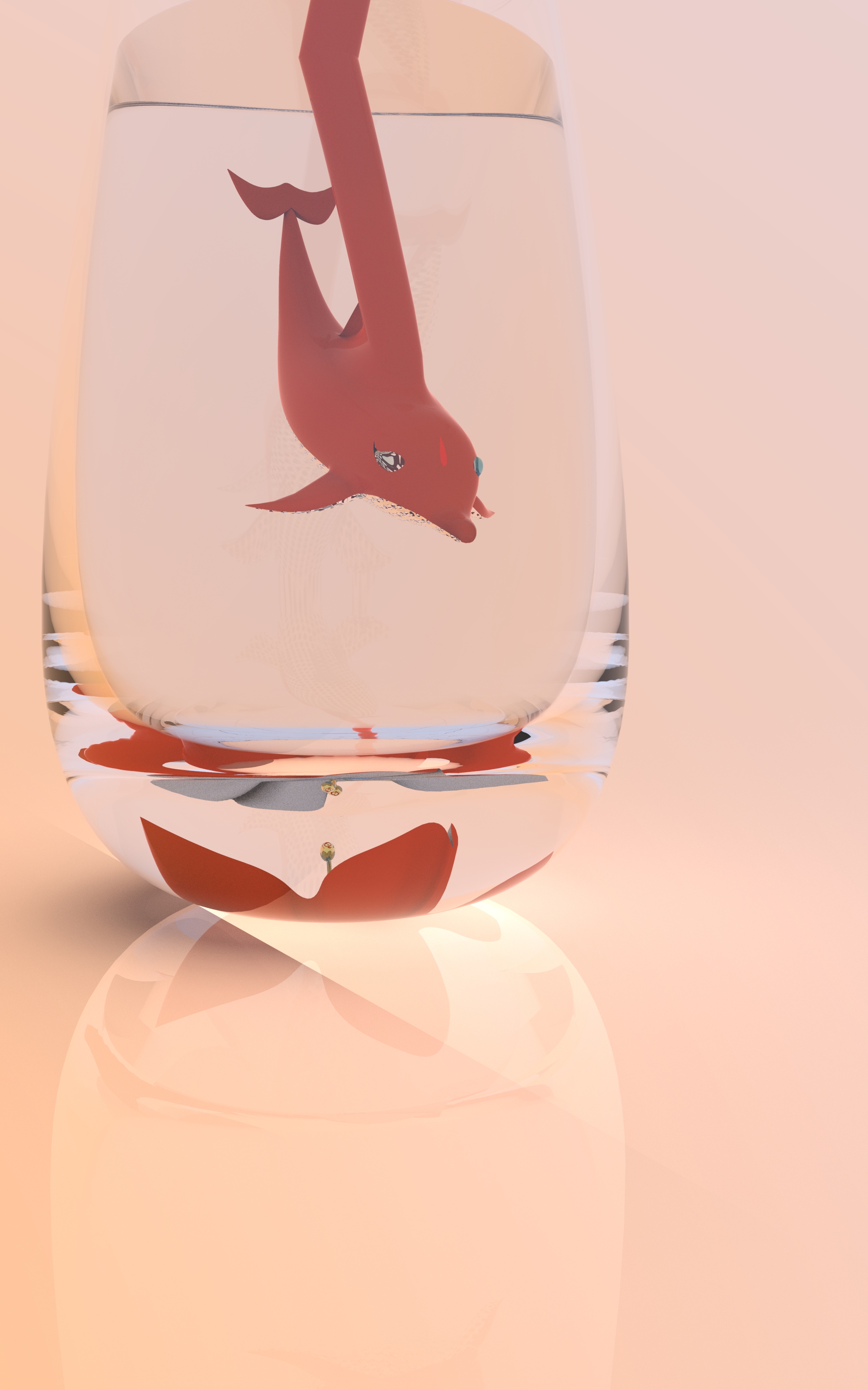 一个搅拌棒，一个杯子，取自大鱼海棠_午夜凶熊-站酷ZCOOL