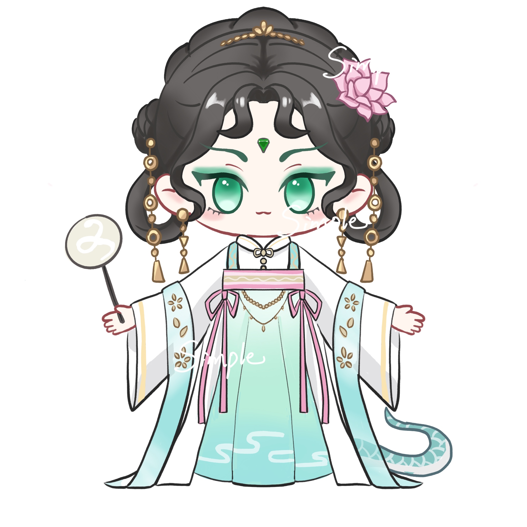 蛇元素拟人ip设计_SYLVIA_Lym-站酷ZCOOL