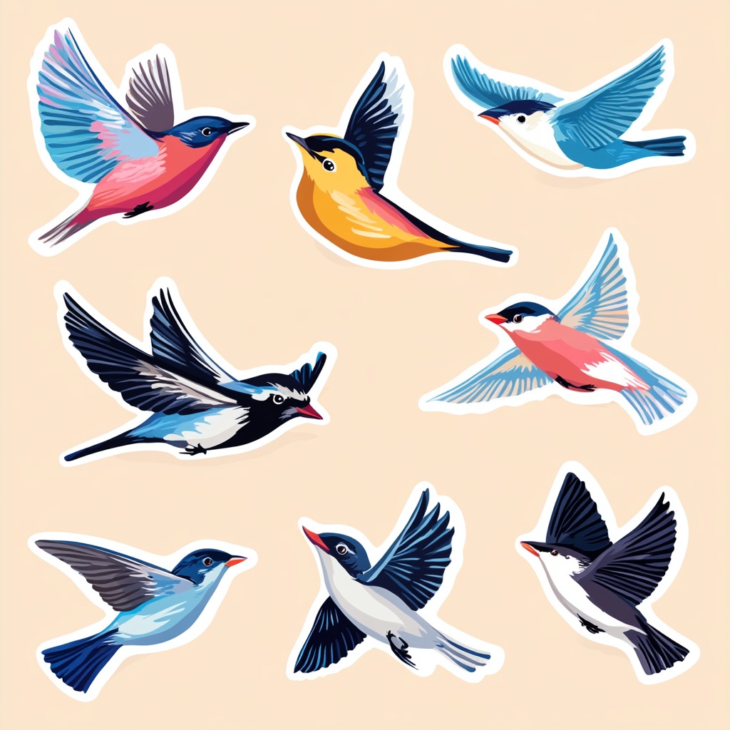 春分贴纸插画_飞飞_FvFv-站酷ZCOOL