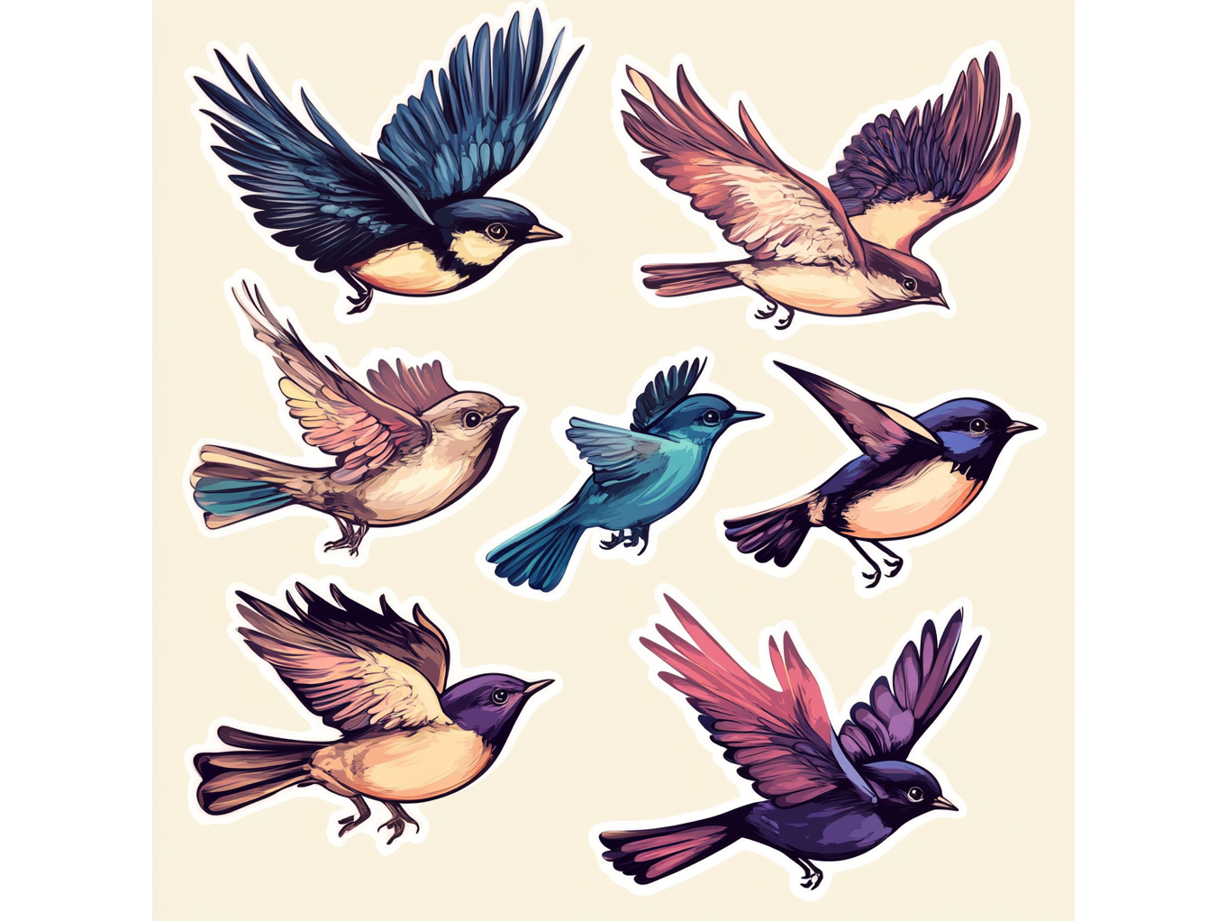 春分贴纸插画_飞飞_FvFv-站酷ZCOOL