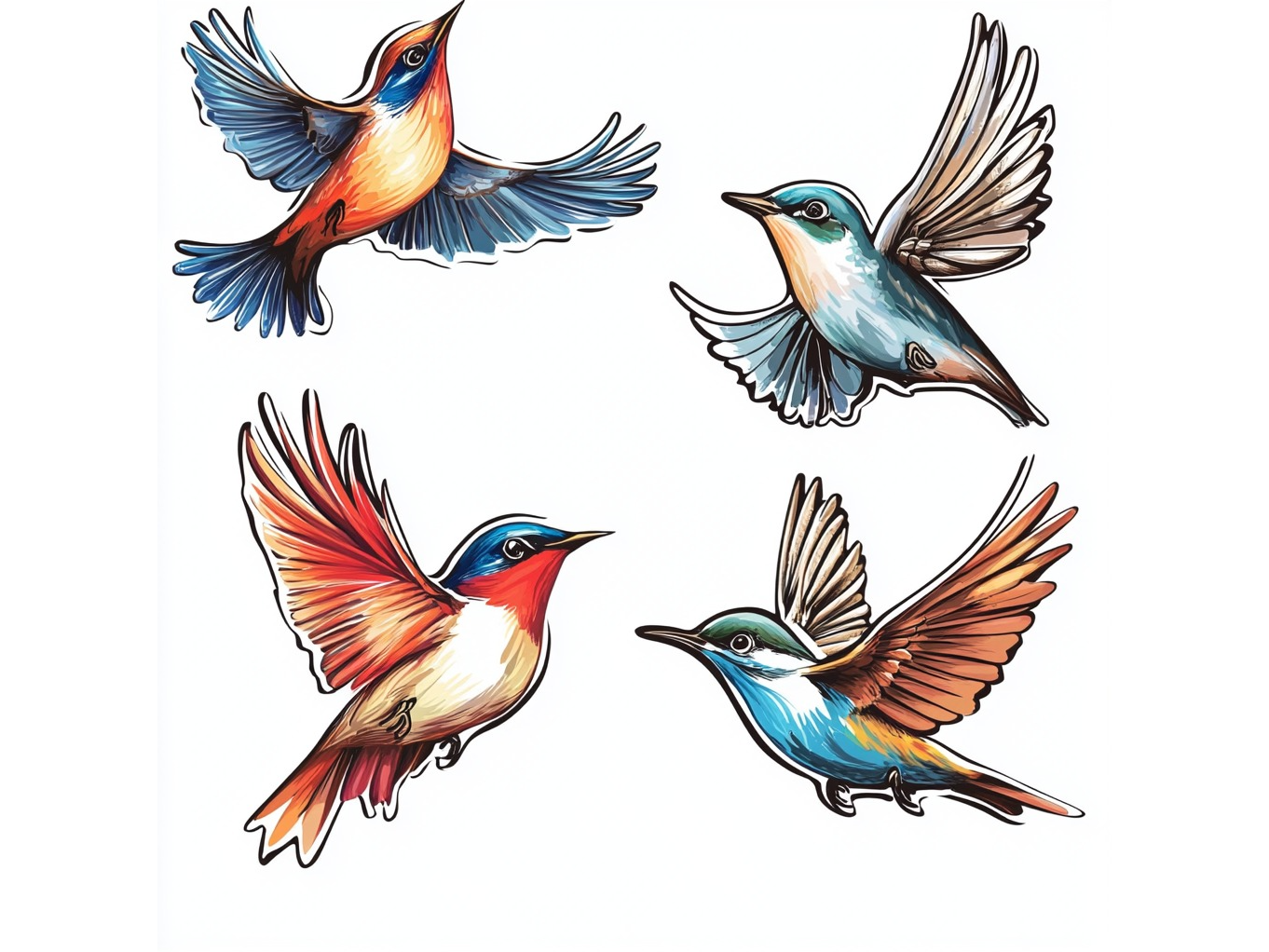 春分贴纸插画_飞飞_FvFv-站酷ZCOOL