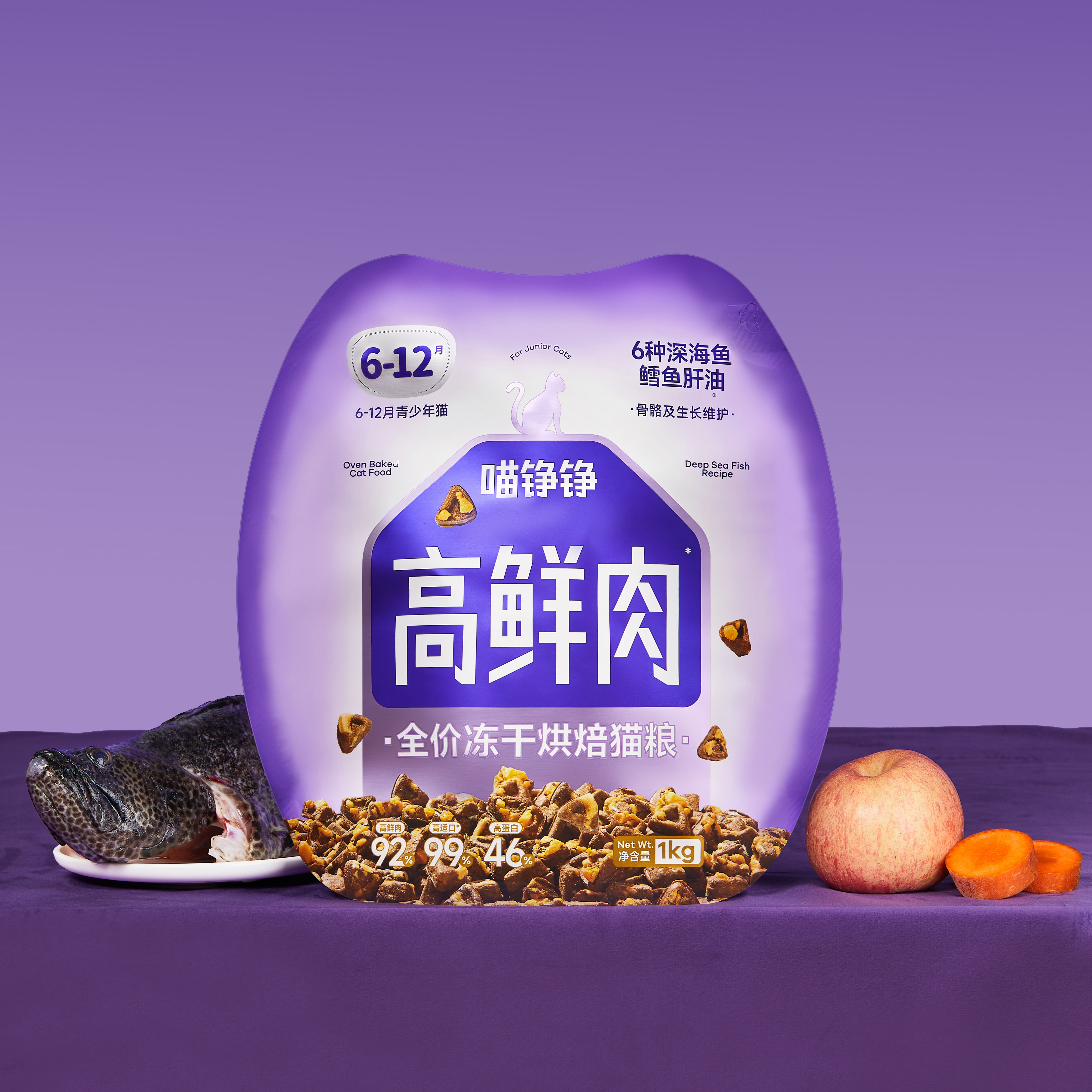 喵铮铮®高鲜肉系列猫粮｜包装 设计 电商 视觉 品牌_DXD_studio-站酷ZCOOL
