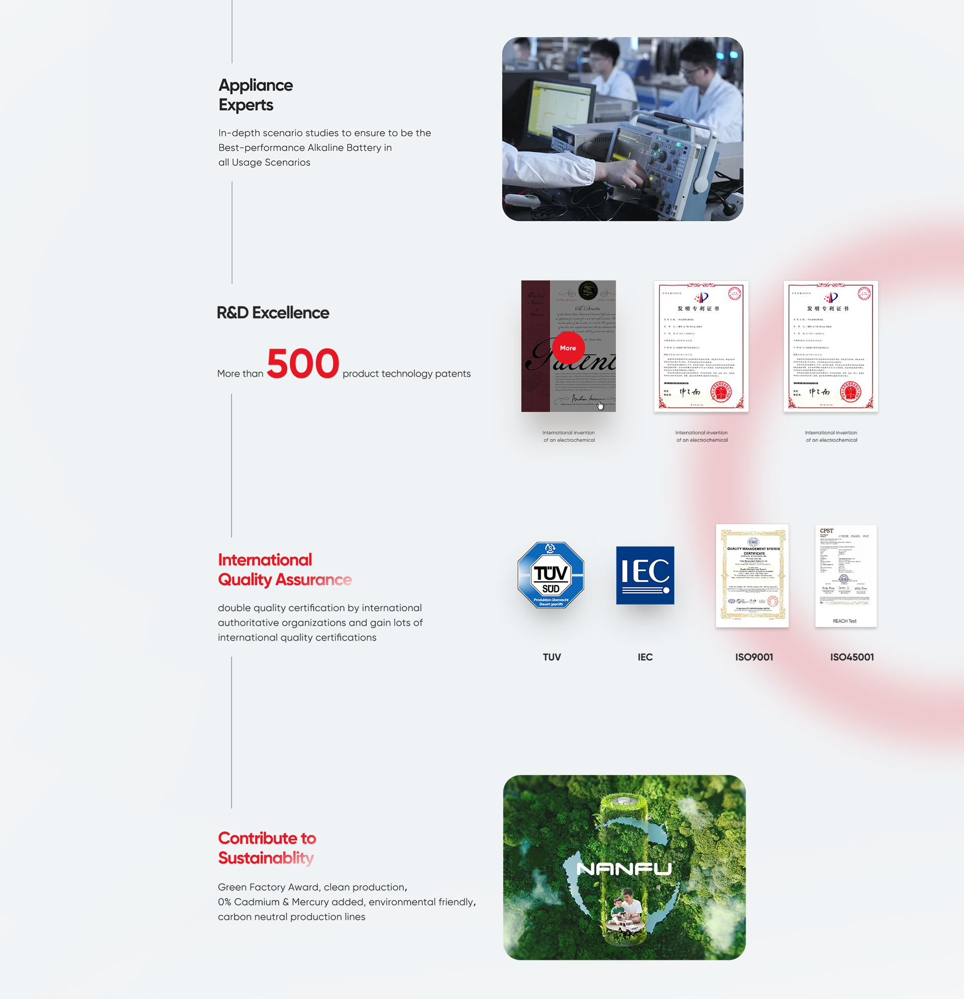 高端网站建设：南孚电池国际站网站视觉设计_UUNN优势互动-站酷ZCOOL