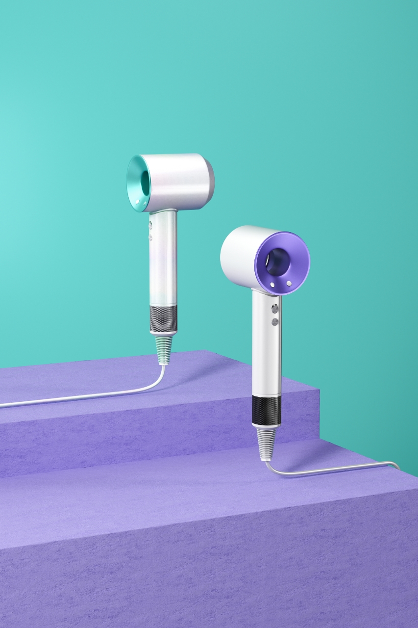 吹风机单帧渲染_视觉宋-站酷ZCOOL