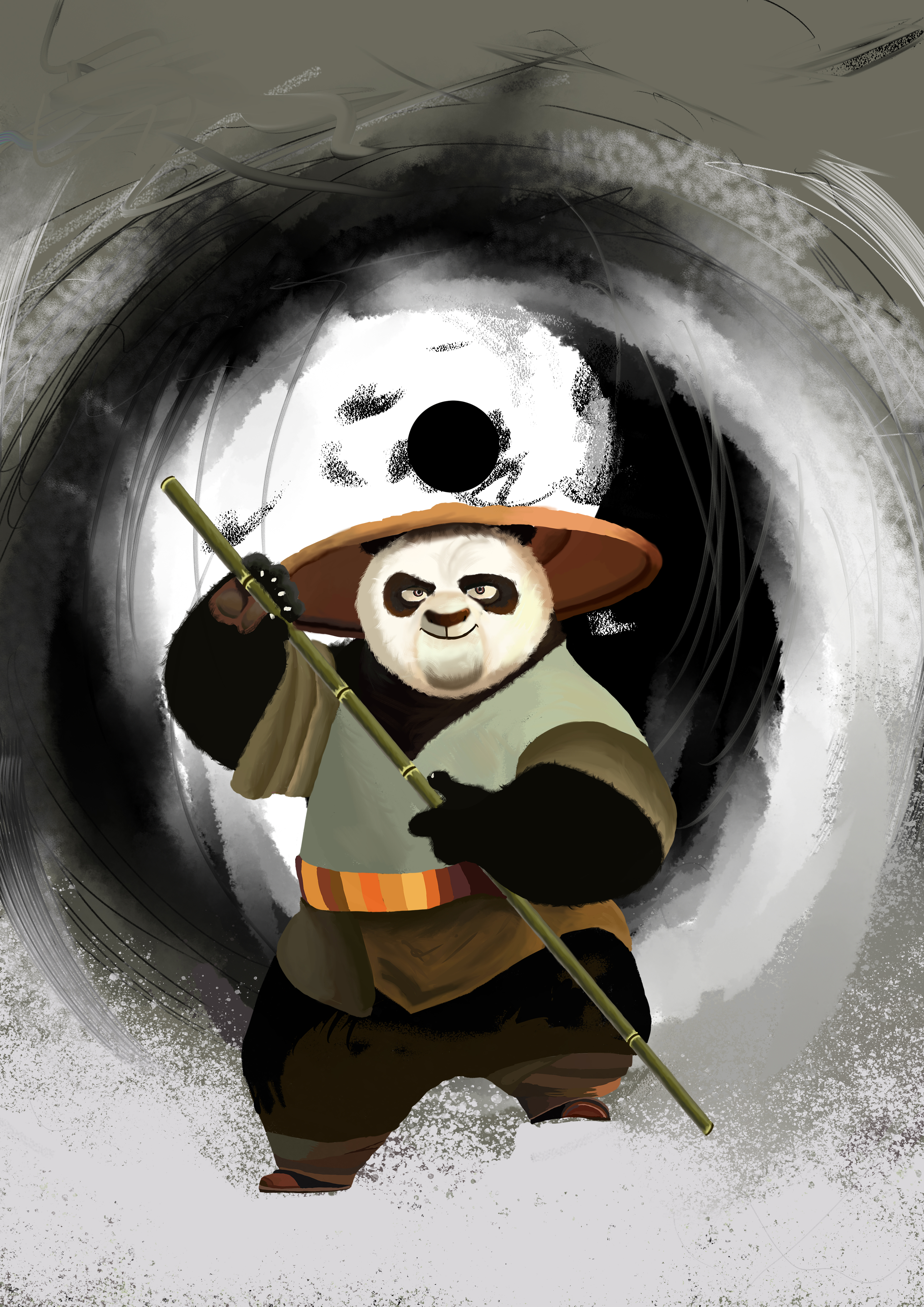 《功夫熊》_AuroKing-站酷ZCOOL