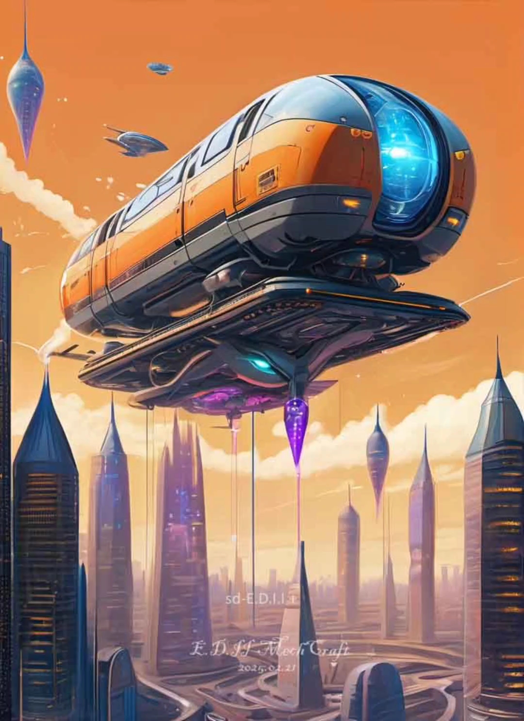 机械星球出行指南：地上跑、天上飞_坊主Edii-站酷ZCOOL