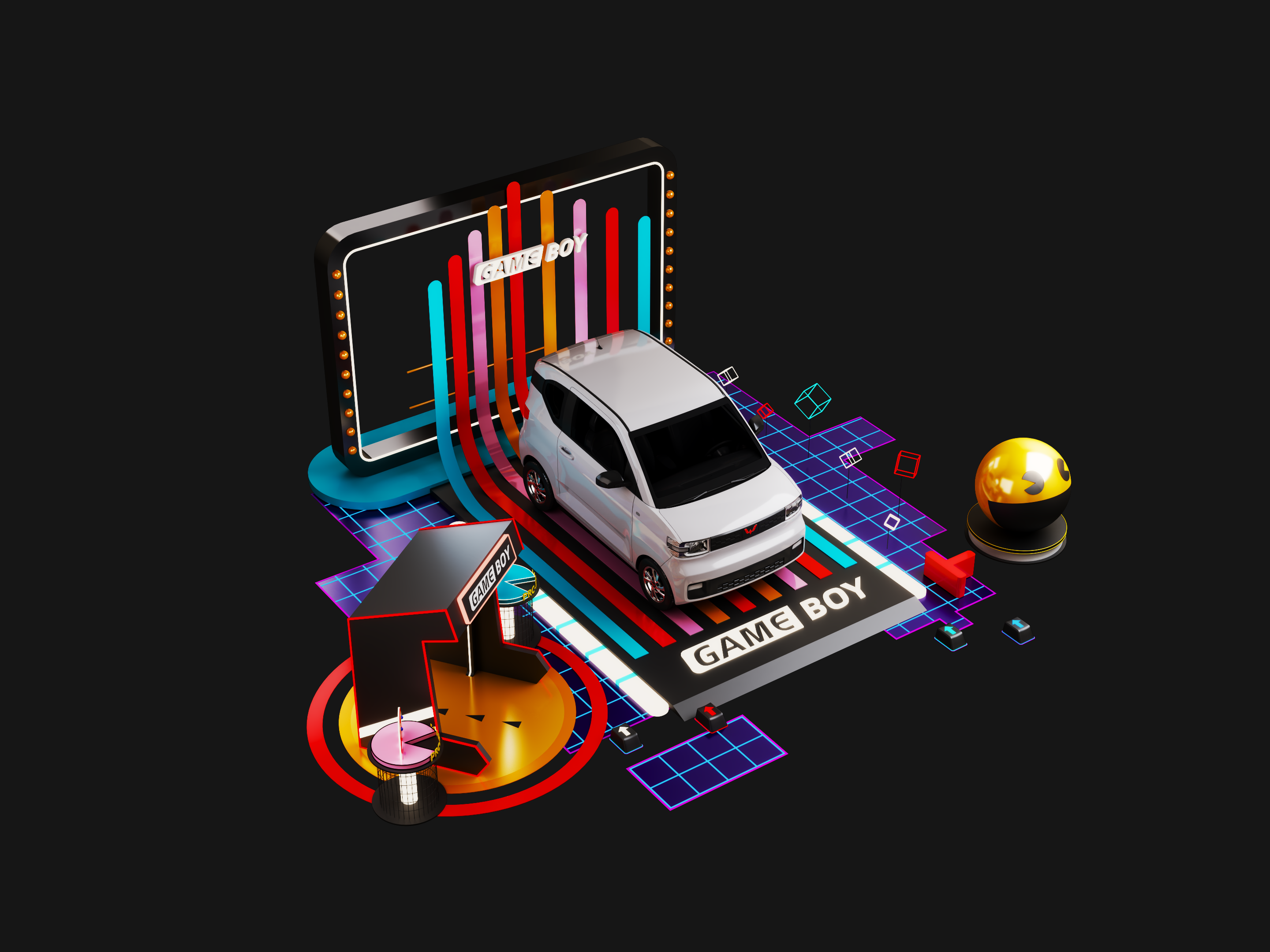 汽车美陈_偷腥的鱼-站酷ZCOOL