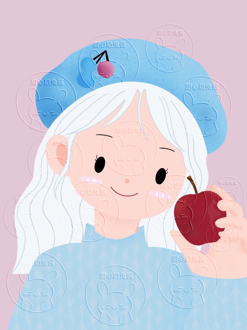 Q版头像_甜心奶兔酱-站酷ZCOOL
