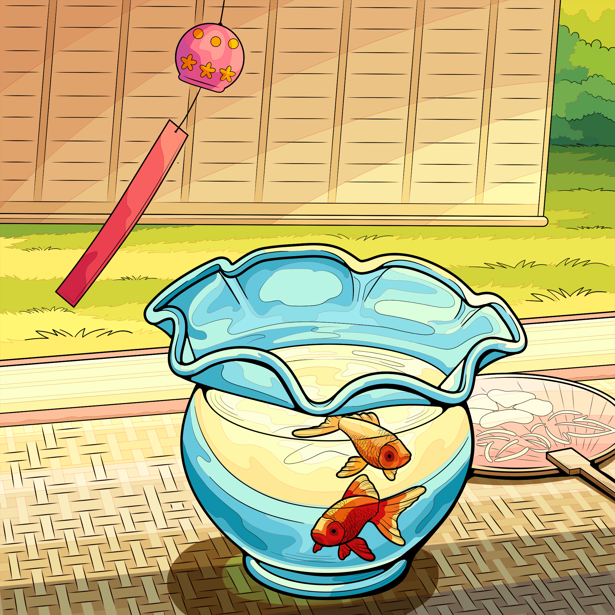 静夜思及其插图_素材网站_图片免费下载-ZCOOL站酷