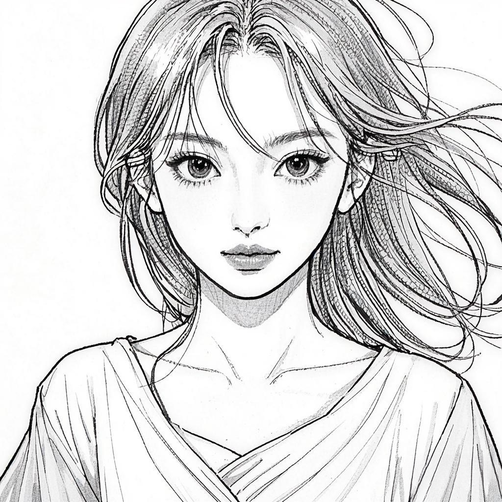 今日份线稿_沈玉爱-站酷ZCOOL