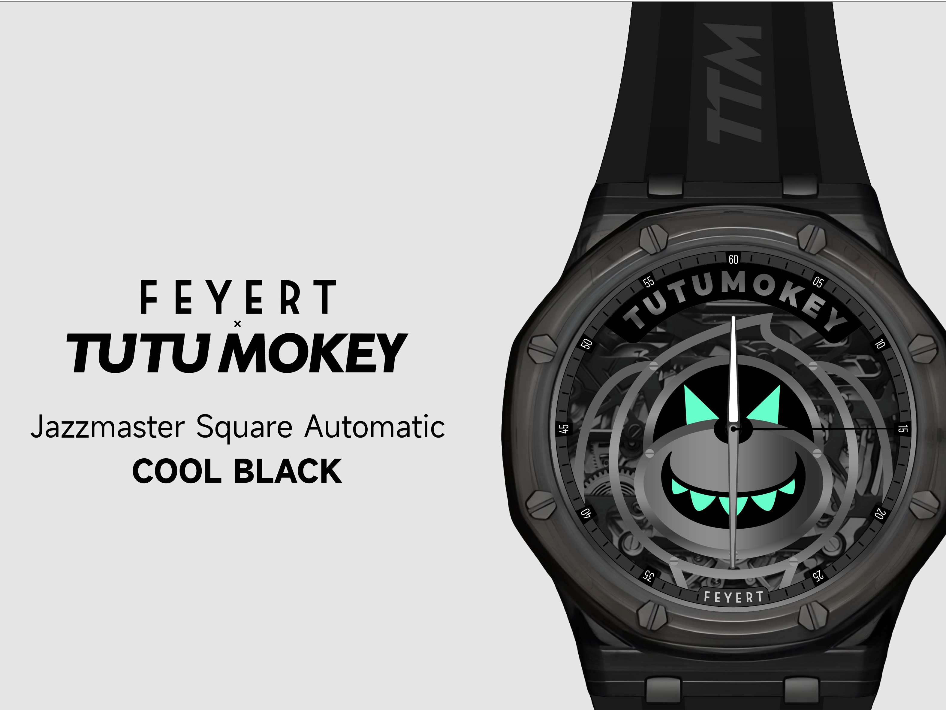 潮流艺术IP-TUTUMOKEY联名潮玩潮流手表_JanoX-站酷ZCOOL