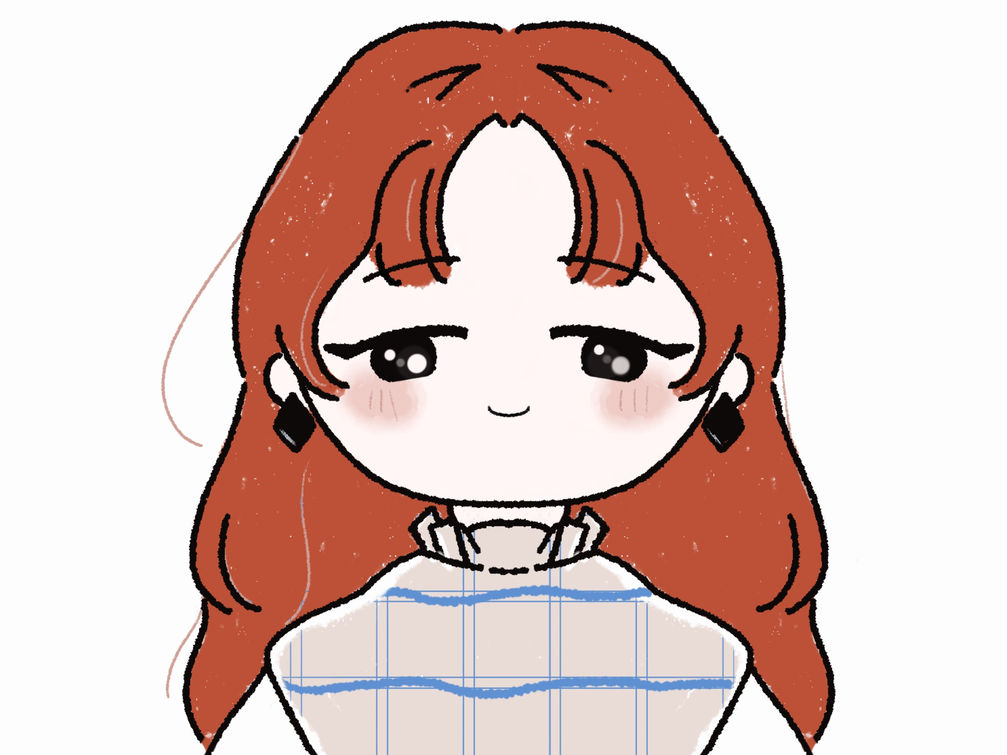 红发女孩_小元宵的画笔-站酷ZCOOL