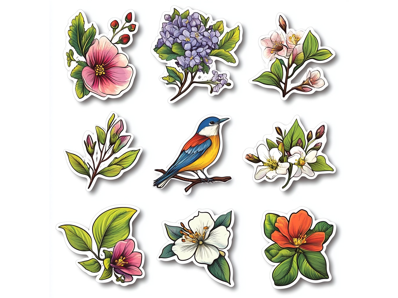 春分贴纸素材_飞飞_FvFv-站酷ZCOOL