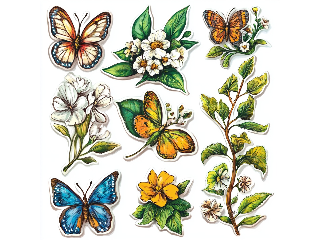 春分贴纸素材_飞飞_FvFv-站酷ZCOOL