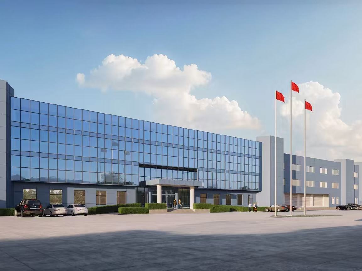 厂房建筑室外透视效果图建模渲染_大白888-站酷ZCOOL