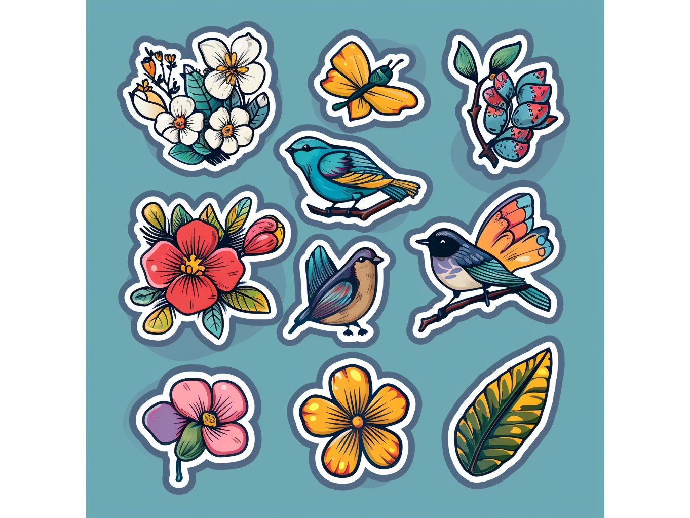 春分贴纸素材_飞飞_FvFv-站酷ZCOOL