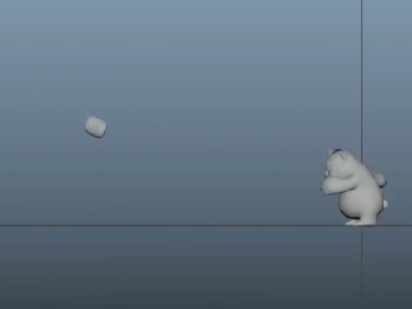 角色ip白模游戏三维动画K帧绑定_大白888-站酷ZCOOL