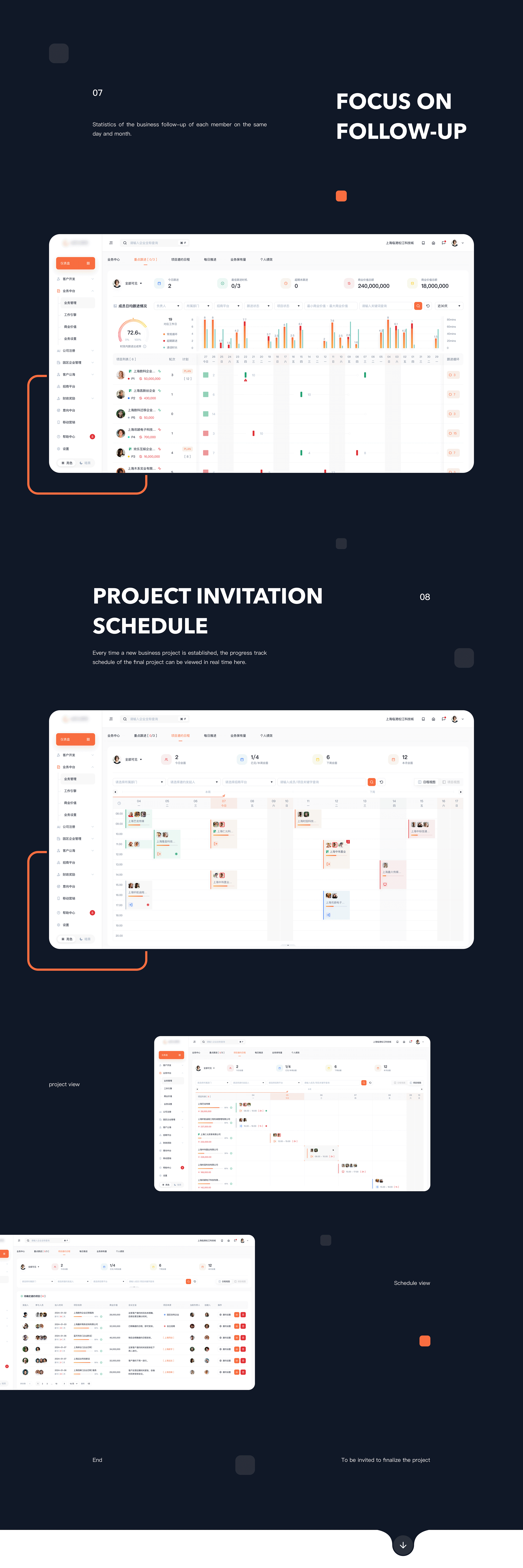 YISA SaaS CRM B端后台管理_锦钰鑫鑫-站酷ZCOOL