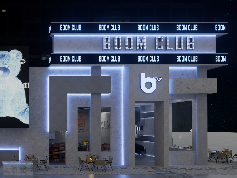 BOOM CLUB_C4D+UE5_不安与黑猫-站酷ZCOOL