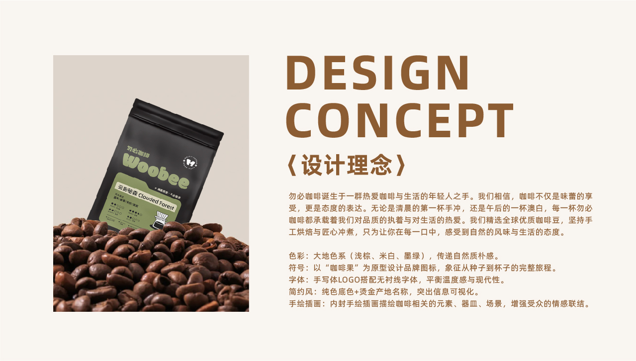 勿必咖啡WooBee coffee包装设计方案_末裔Mia_San_Mia-站酷ZCOOL