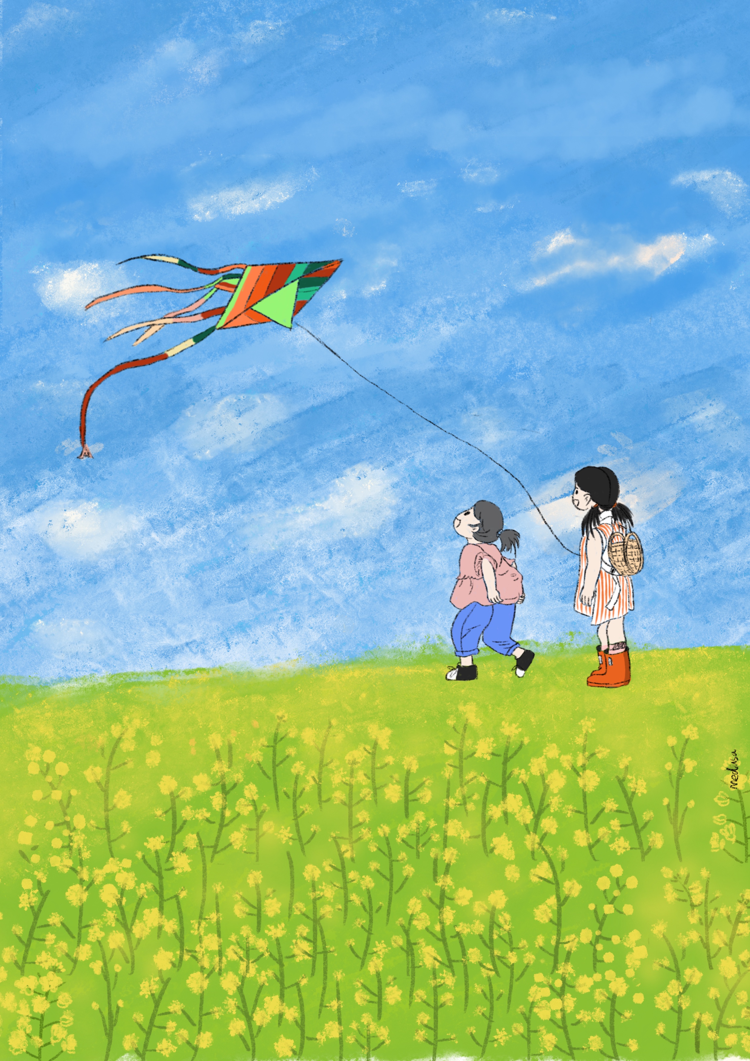 油菜花开的季节_Medusa_Medusa-站酷ZCOOL