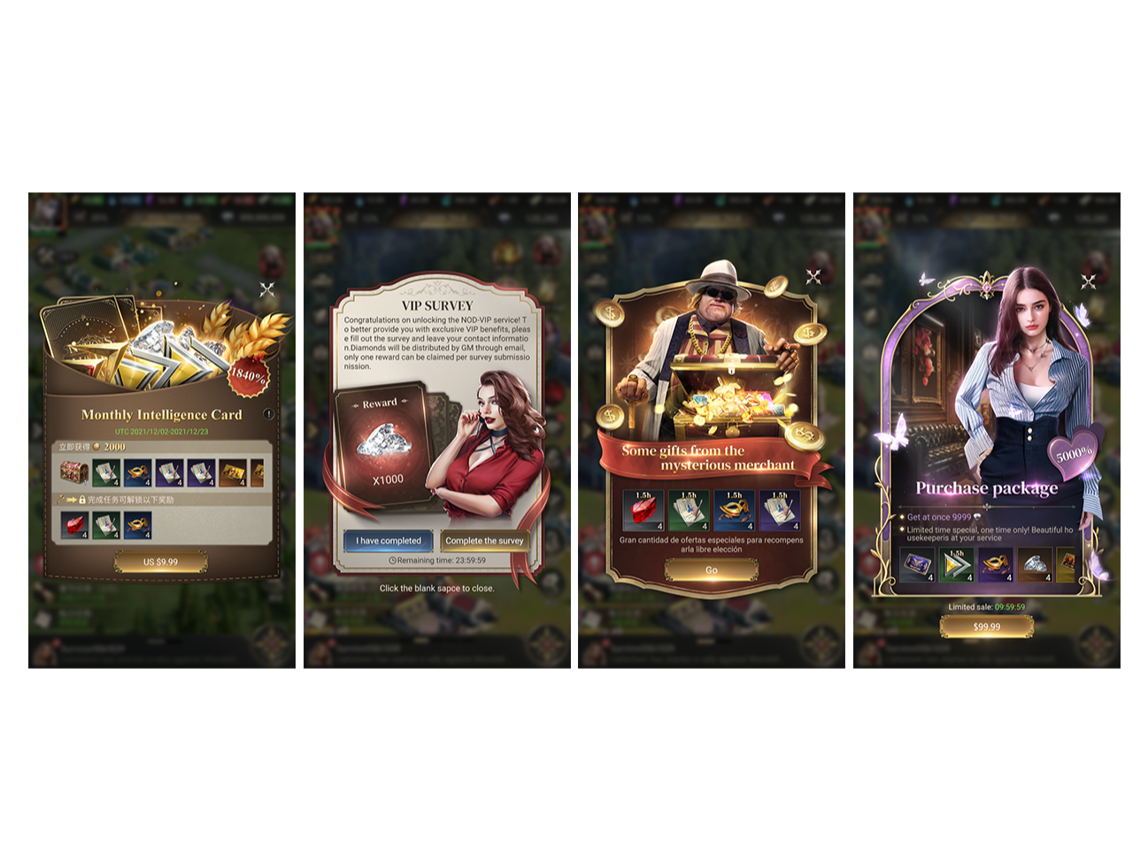 游戏UI-竖版拍脸图-欧美写实SLG_m1sika393-站酷ZCOOL