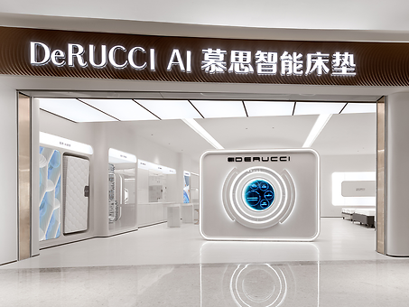 慕思DeRUCCI AI床垫零售终端2.0 | 门店设计 | 店面_FORMS方世设计-站酷ZCOOL