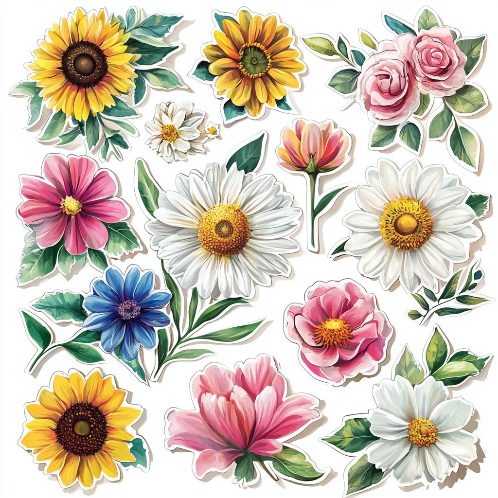 春分贴纸素材_飞飞_FvFv-站酷ZCOOL