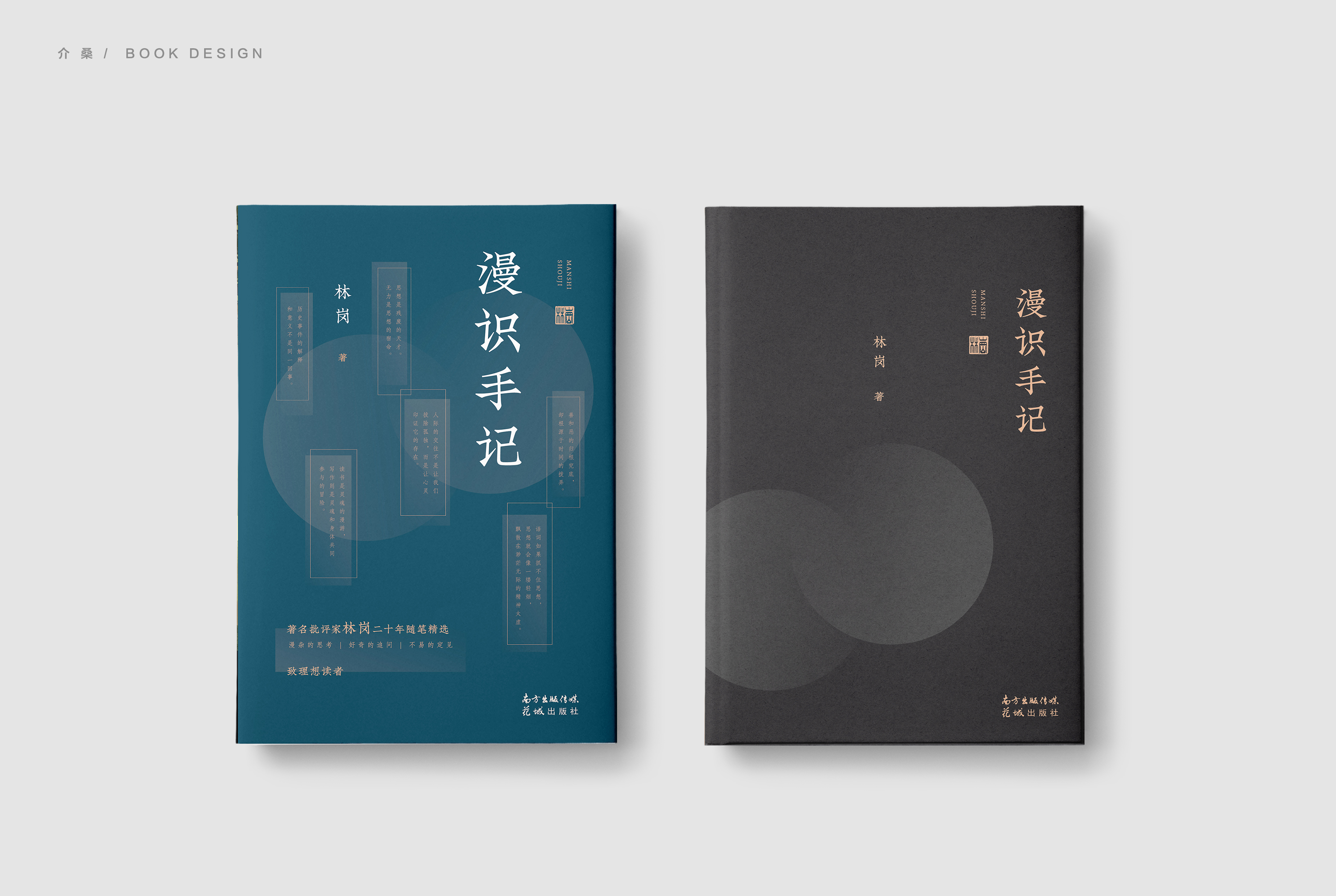 书籍封面设计｜《漫识手记》_介桑-站酷ZCOOL