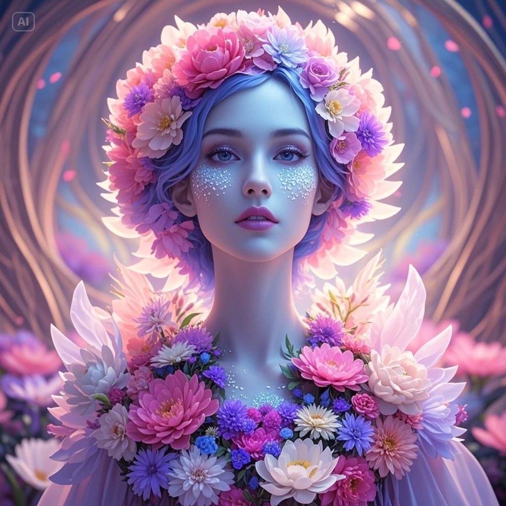 花仙子_AI阿祖-站酷ZCOOL