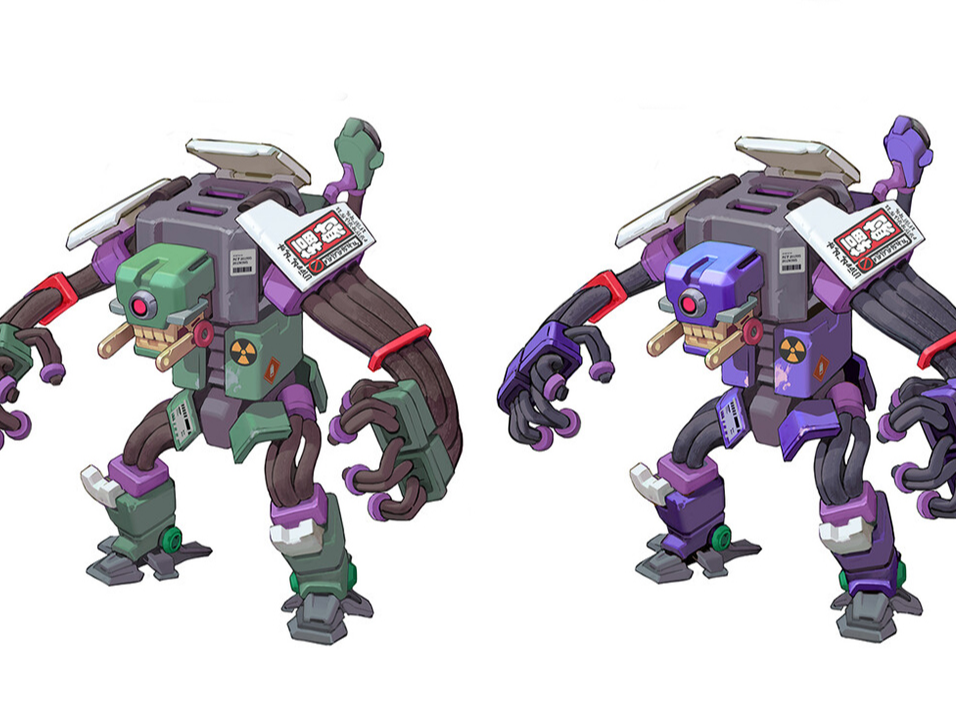 3dmax/Substance 3D Painter-辐射机器人模型制作教程_Alan安澜-站酷ZCOOL