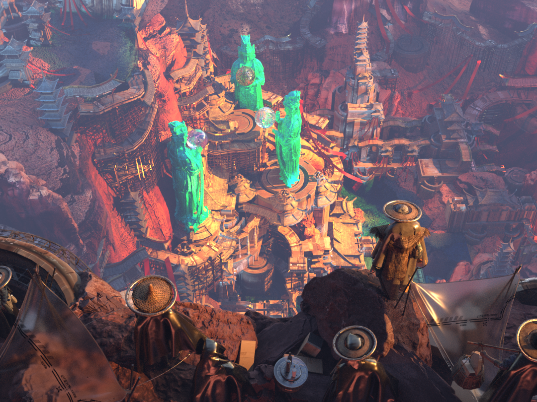 问禅墟 | 第十届世界渲染大赛_MingYu1-站酷ZCOOL