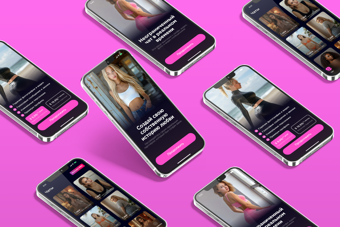 Intimate communication with AI Application Ui/Ux_Reyhandigital-站酷ZCOOL