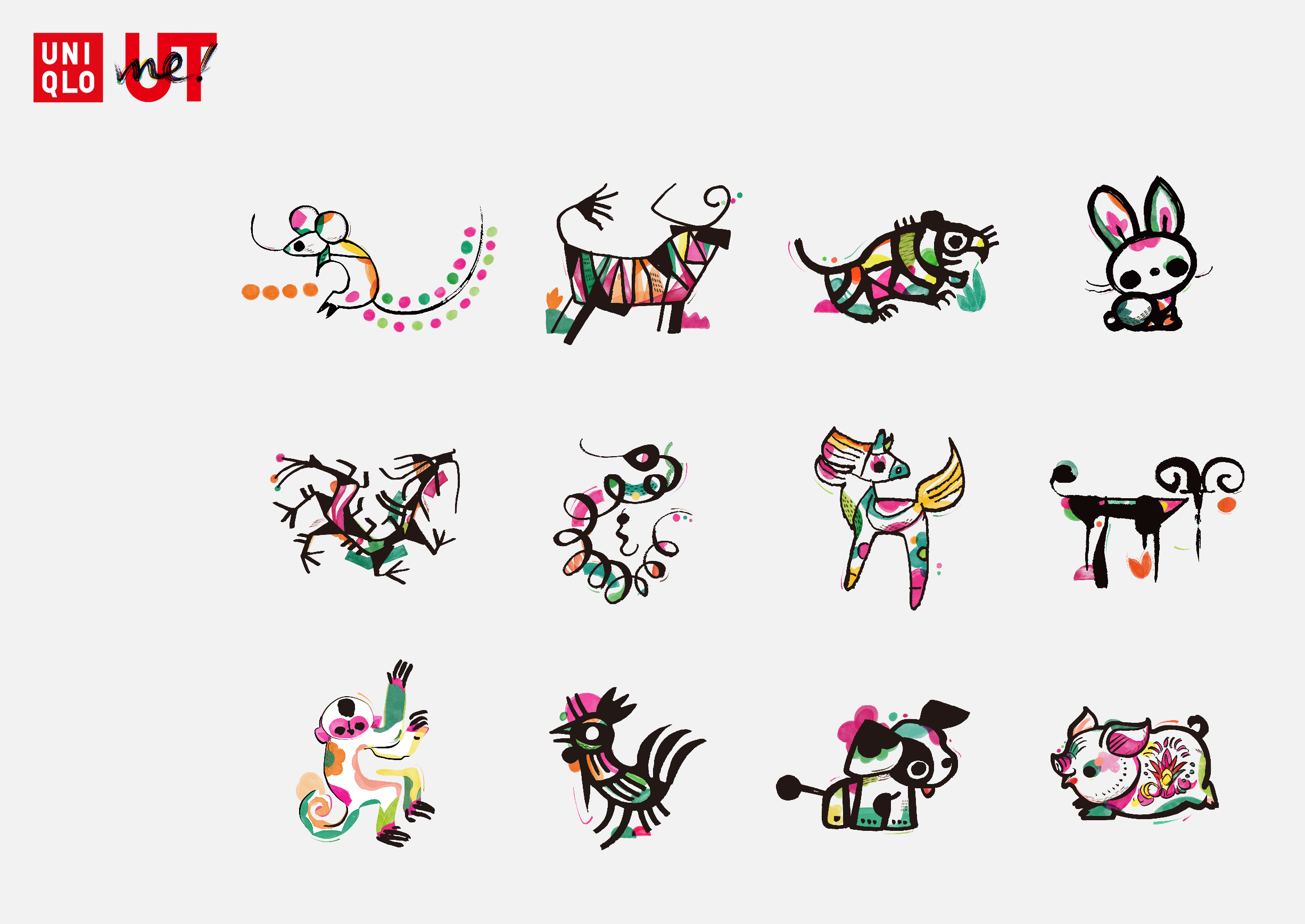 活动视觉 | 优衣库蛇年活动_RIFLING蔡依东-站酷ZCOOL