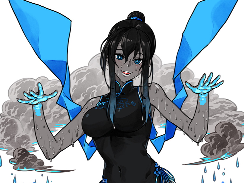 关于暴雨娘娘的一切_Gwemo鸡毛-站酷ZCOOL