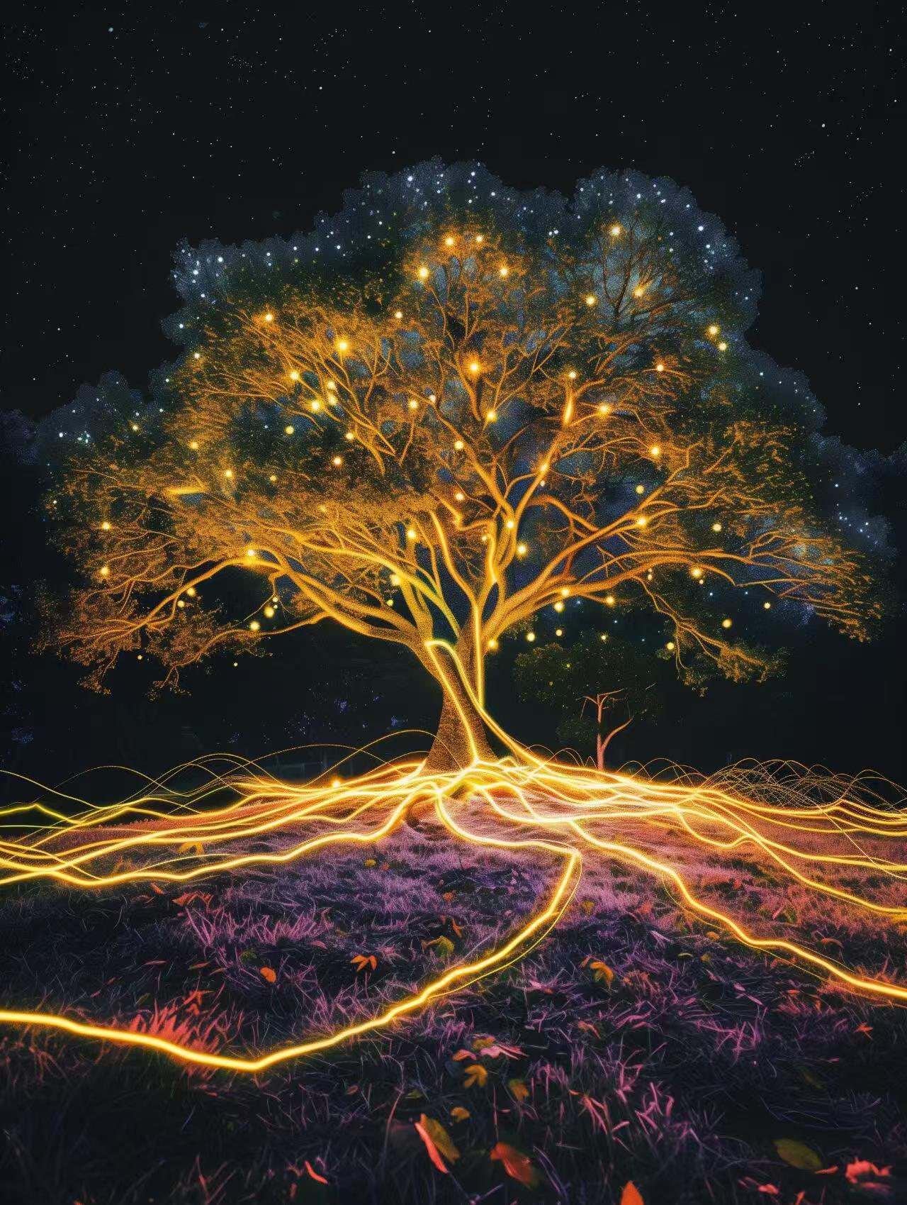 灯光景观亮化：城市夜晚的梦幻织锦_蚂蚁美陈道具工厂-站酷ZCOOL