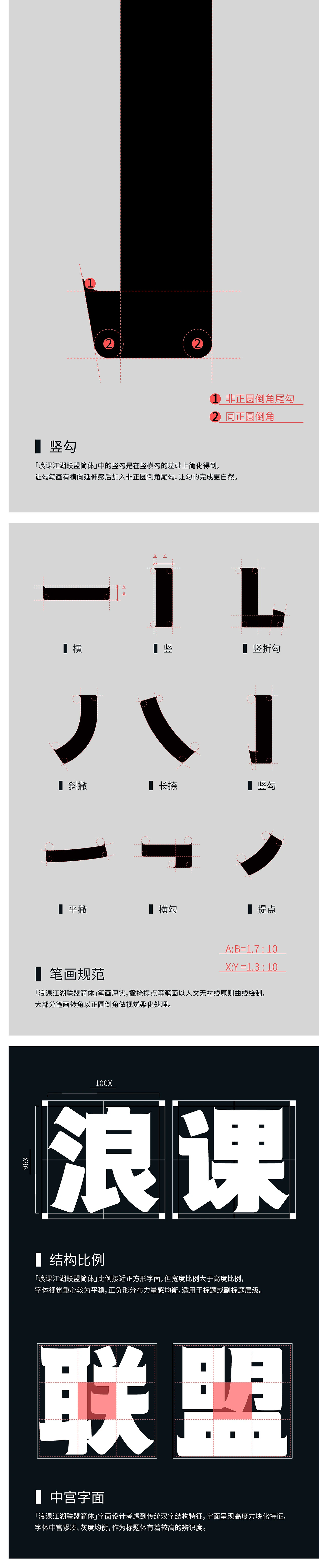 浪课江湖联盟简体字库设计 | 永久免费商用_浪课江湖-站酷ZCOOL