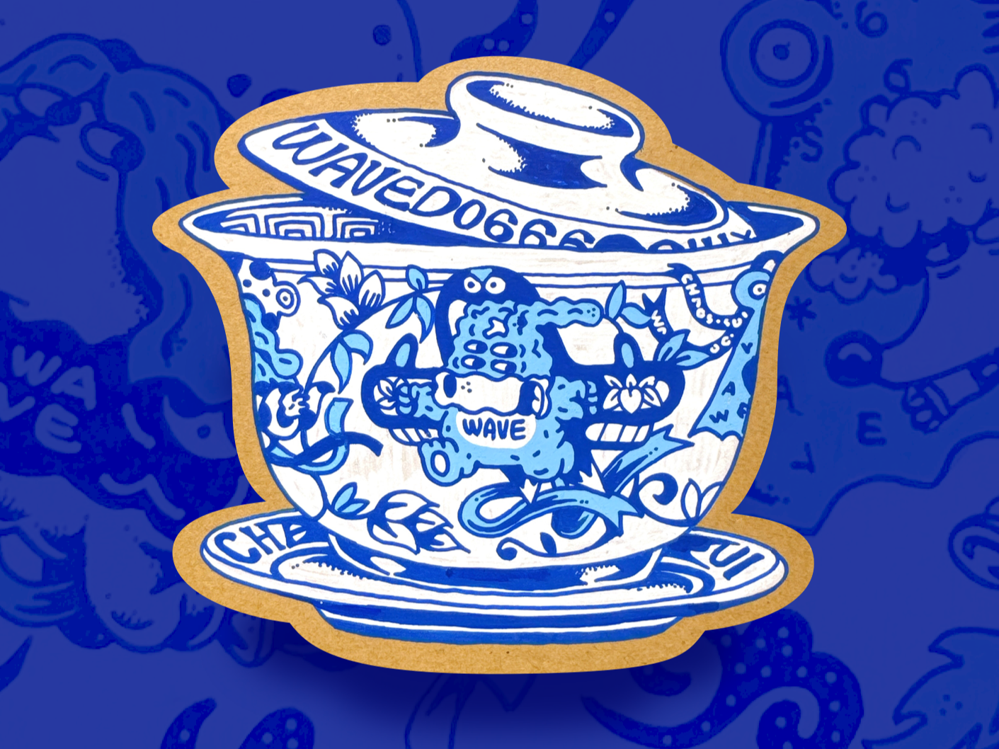 🔵⚪️青花瓷的另一种可能_ChaosSui-站酷ZCOOL