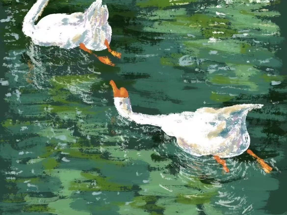 嬉戏_linda_yang888-站酷ZCOOL