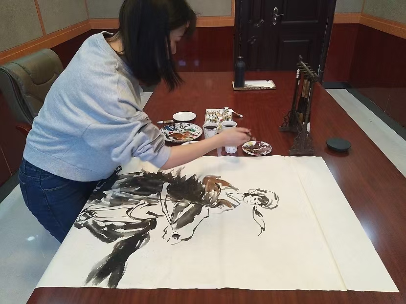 吴俊彬大师辅导女儿吴晗玥成为一所大学美术老师的成功_刘信义8822-站酷ZCOOL