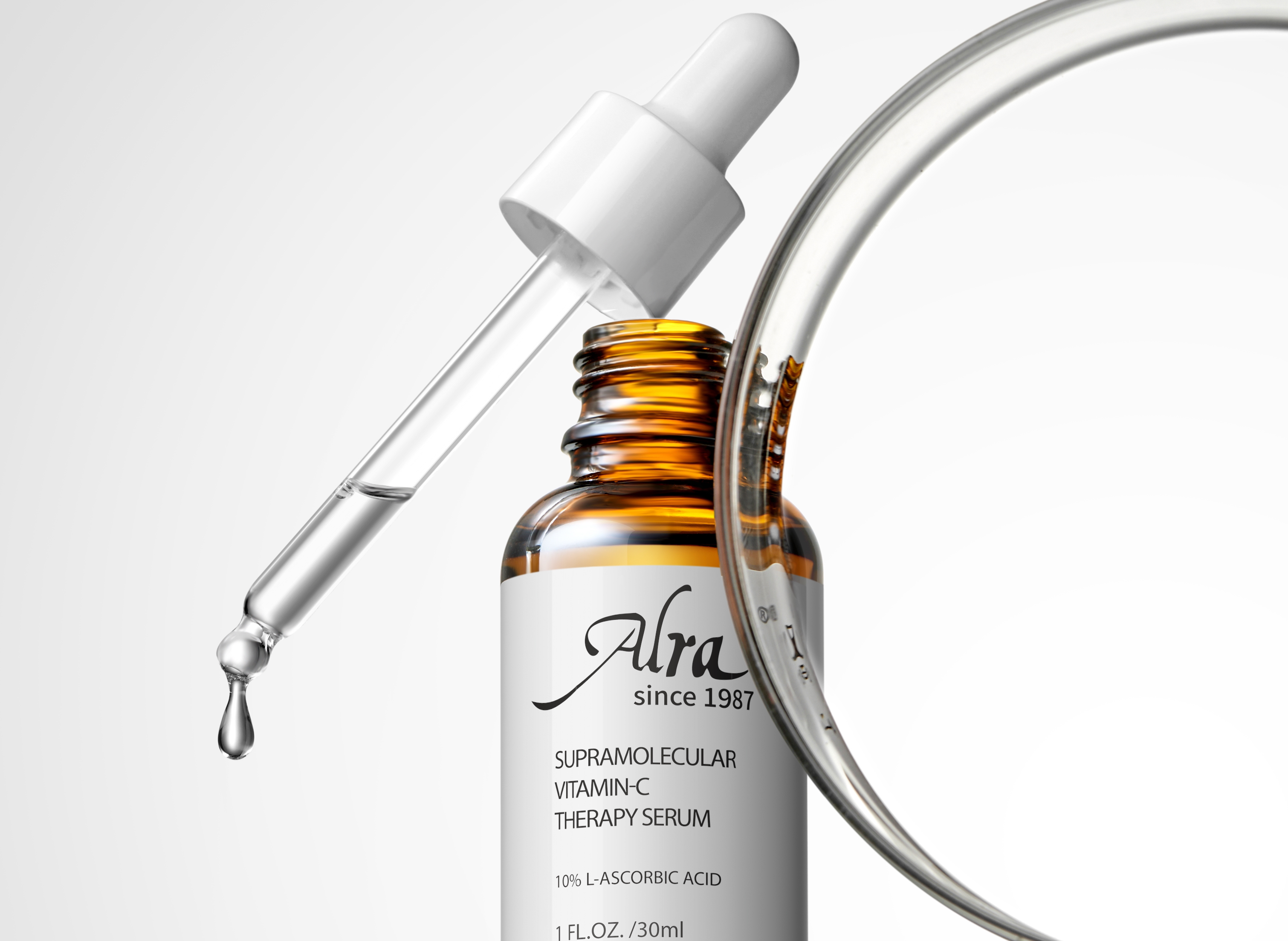 产品拍摄｜VC精华产品｜电商摄影｜实验室科技感_Opal蕉一鹿-站酷ZCOOL