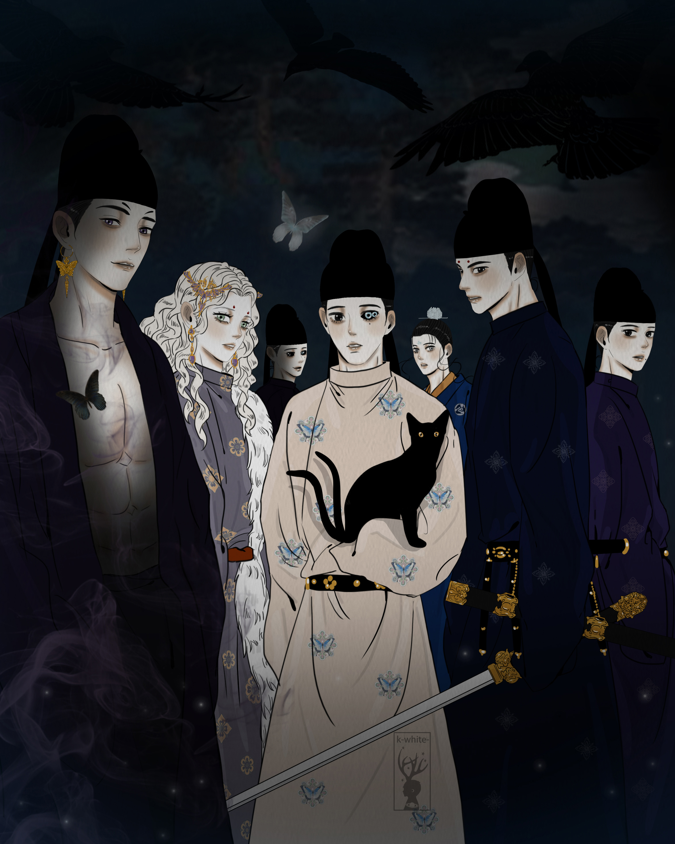 原创漫画《啖诡》漫画结稿通知_画画的kwhite-站酷ZCOOL