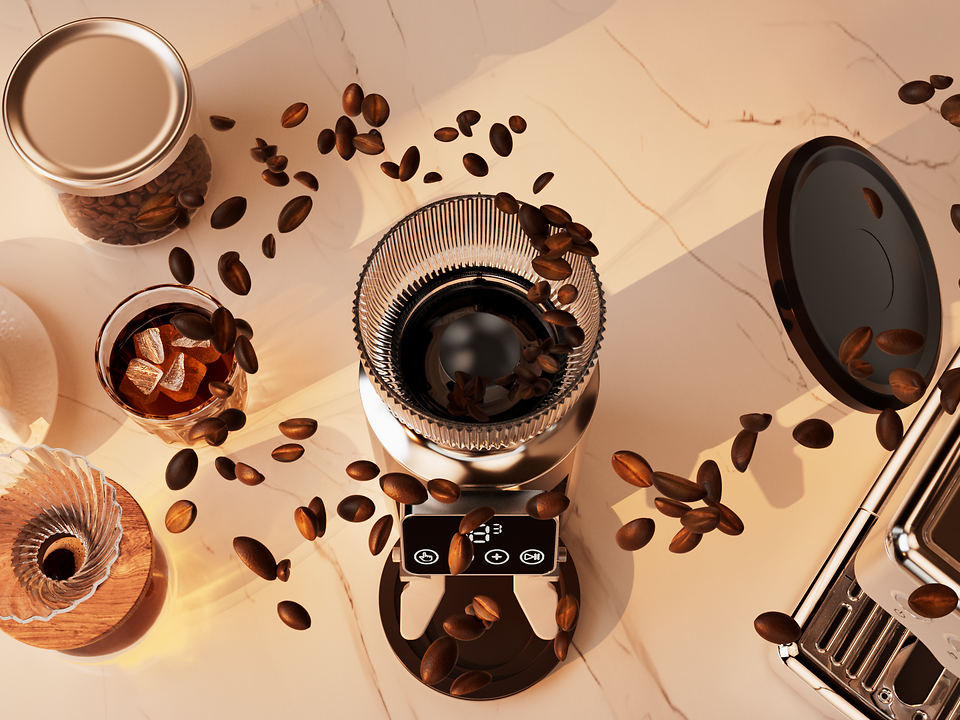 磨豆机动画天猫产品动画（三维部分）_LZL_STUDIO-站酷ZCOOL