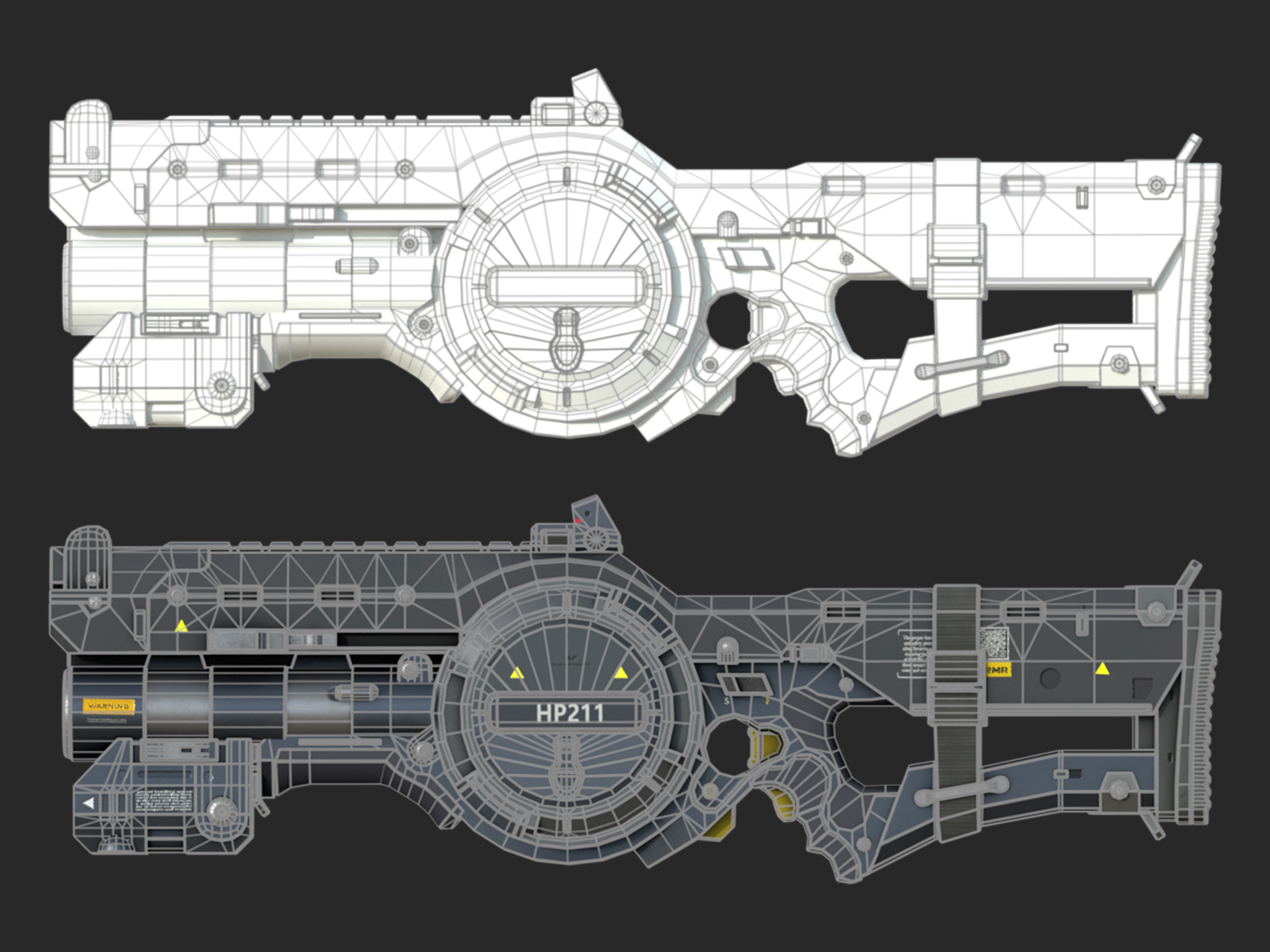 次时代建模-科幻枪械_Z279436408-站酷ZCOOL