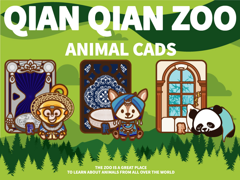 黔黔ZOO系列-动物卡牌_熊Tiana-站酷ZCOOL