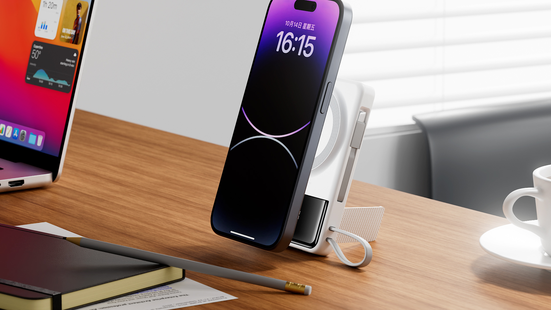 自带线无线充电宝动画_TMLA烫麻辣-站酷ZCOOL