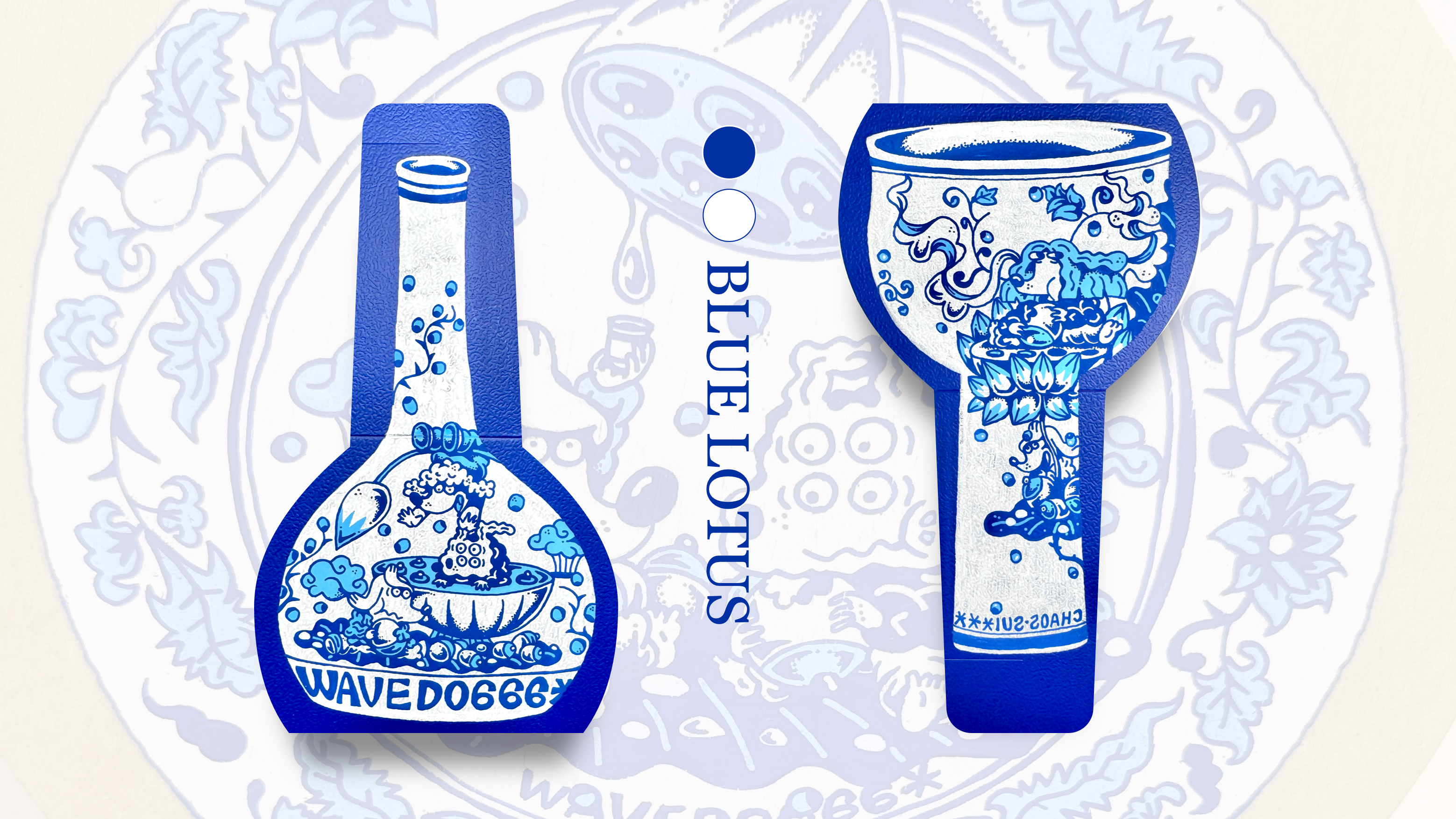 🔵⚪️在青花的呼吸之间_ChaosSui-站酷ZCOOL