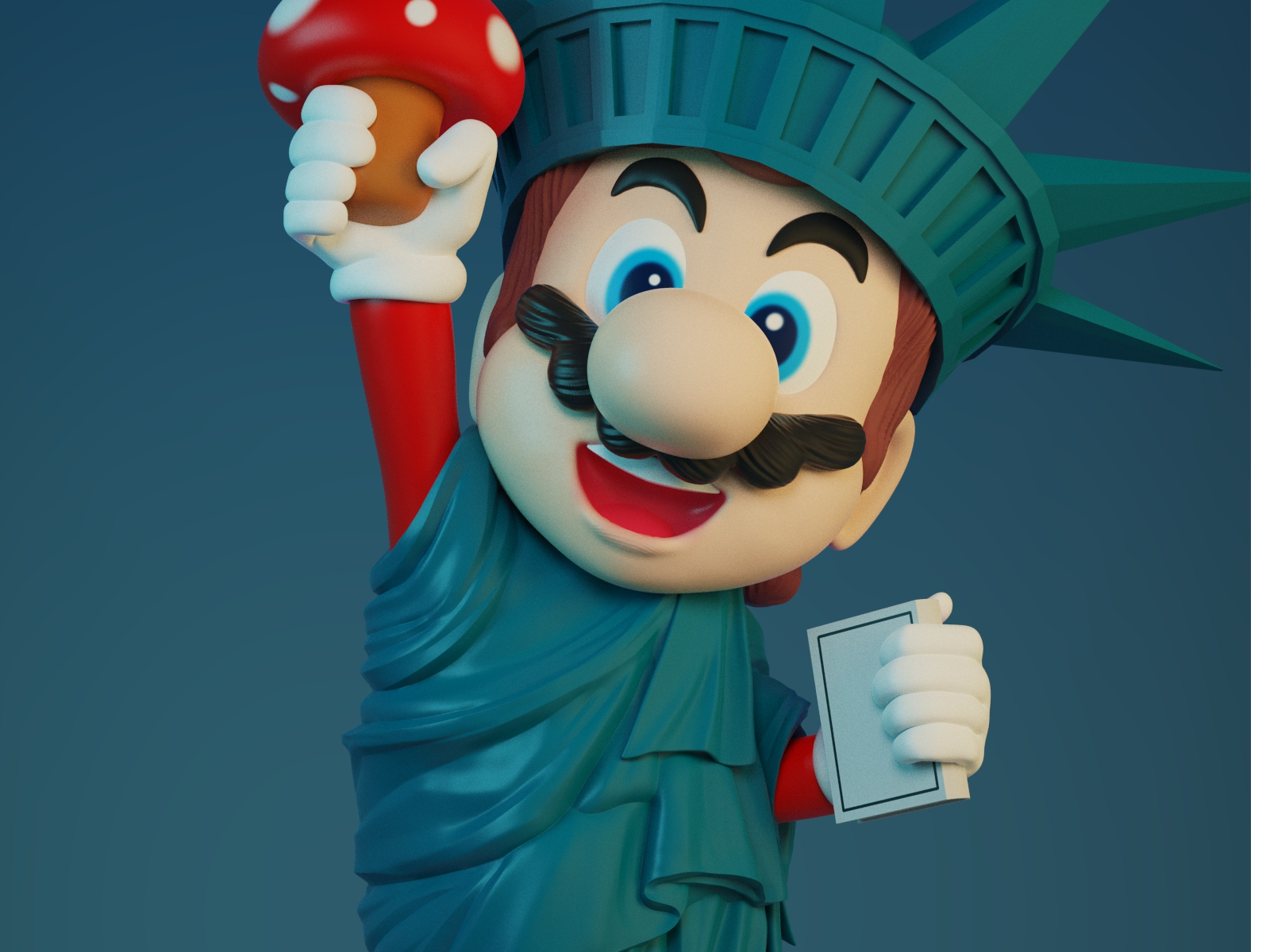 自由马里奥_Z434422445-站酷ZCOOL