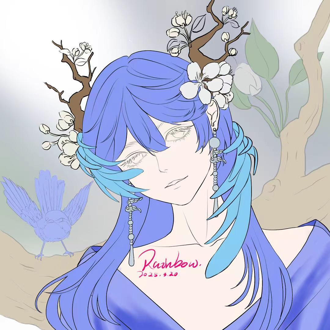 鸟类拟人_Rainbow_-站酷ZCOOL