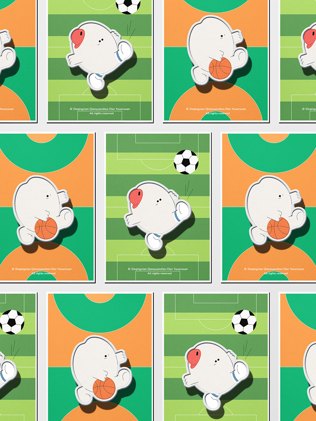 品牌视觉设计 | 乾元镇第二幼儿园 _RIFLING蔡依东-站酷ZCOOL